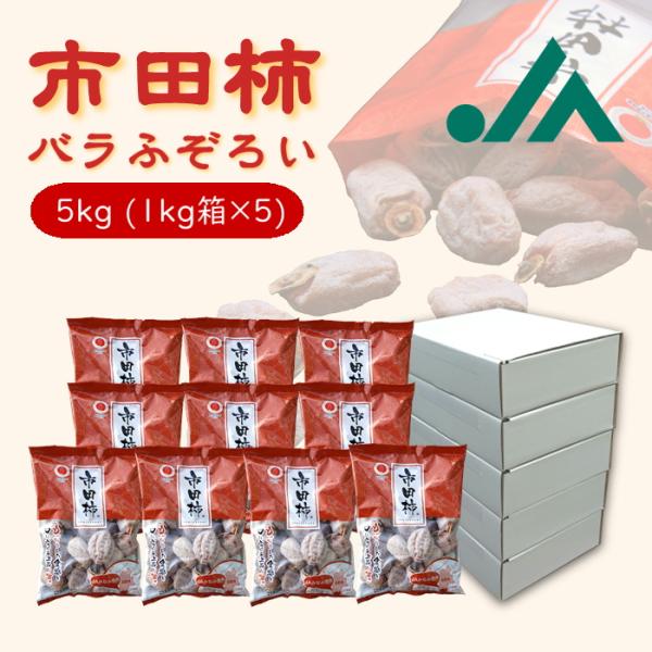 ・商品名干し柿 市田柿【バラふぞろい】・原材料名柿（長野県産）酸化防止剤（二酸化硫黄）・内容量約5kg（１kg箱×5箱）・入り数1kgあたり約30〜45粒入り※粒数指定不可・賞味期限製造日から約60日・発送時期令和８年1月中旬〜発送※お届け...