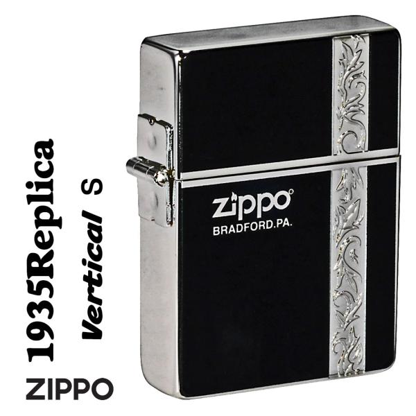 ・ZIPPO(ジッポ)の幻と言われていた1935年モデルの復刻として製作された大人気の1935レプリカジッポーがベース・すっきりとしたスクエアフォルムに両面加工されたZIPPO・ブラックにシルバーのアラベスク模様ラインが映えて大変美しくスタ...