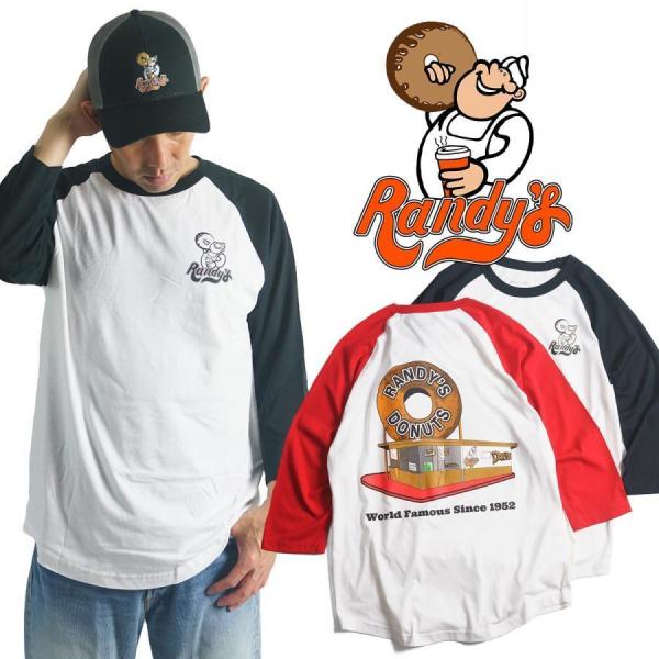 　ロサンゼルスのドーナッツ専門店「ランディーズドーナッツ」のベースボールTシャツ。昔ながらのドライブインタイプの建物にアイコニックな巨大ドーナッツの看板。映えスポットとしても人気を集めるお店の構えが、多色刷りのシルクスクリーンで見事に表現さ...