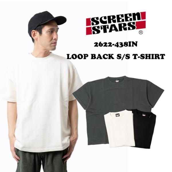 　スクリーンスターズの変形裏毛ショートスリーブTシャツ。表面に細かな凹凸感のある特殊な編み地で、コットン100％ながらドライなタッチと軽い通気性を備えた仕上がりです。裏面は細かいループ状の裏毛仕様で、スウェットほど厚すぎず、Tシャツ以上のし...