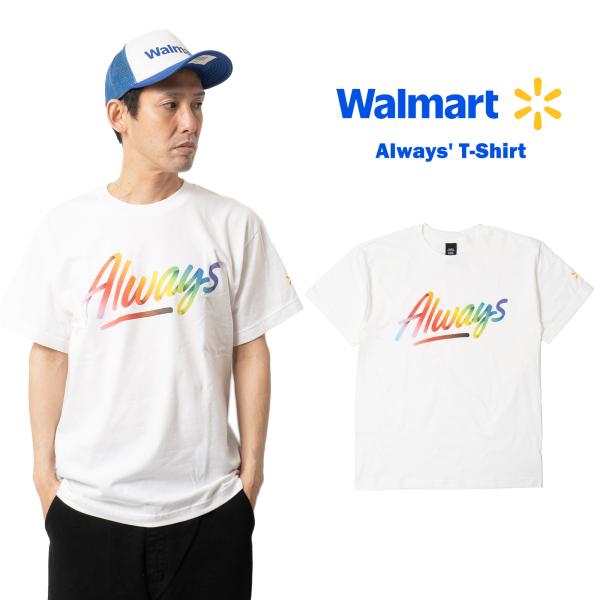 　当店人気の現地買い付けコーナーより、アメリカ最大手スーパー「ウォルマート」の従業員向けショップで展開されるオリジナルアイテムをご紹介。フロントに“Always”のレターを配したプリントTシャツで、同社の過去のスローガンを思わせるワード使い...