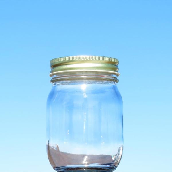 容量：３７３ｍｌ（満量）直径：７８ｍｍ高さ：１１１ｍｍ箱中仕切：有使いやすいマヨネーズ瓶タイプの保存瓶。はちみつの印刷付キャップの選べます。蜂蜜であれば約４５０ｇ入ります。