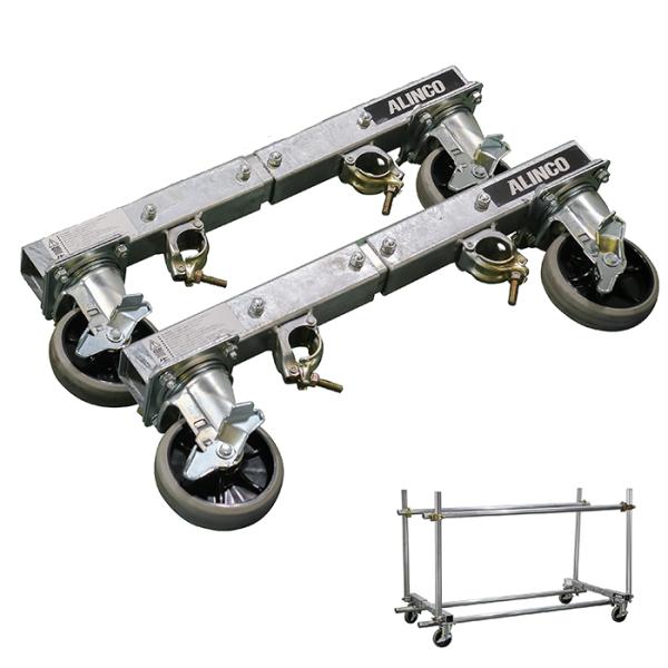 ※個人宅には配送できません。（配送先に必ず「会社名、店舗名」を記入してください。）※送料無料ただし沖縄および各県離島、北海道には別途送料が必要です。メール、電話などでお問い合わせください。 お手持ちのΦ48.6パイプなどで簡単に台車（キャリ...