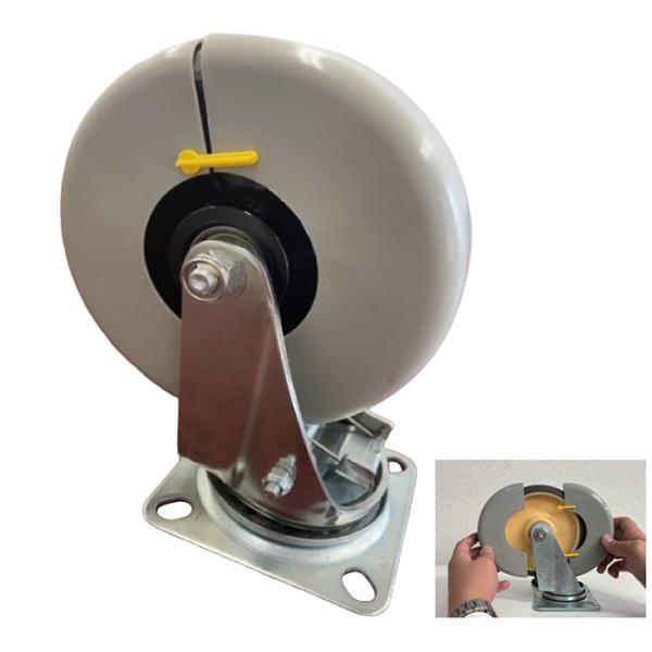 ※送料無料ただし沖縄および各県離島、北海道の一部には別途送料が必要です。メール、電話などでお問い合わせください。キャスターカプセル床面を汚さない！単管台車のキャスター養生に最適です従来の養生テープ等での養生が不要になります■品番：AR-42...