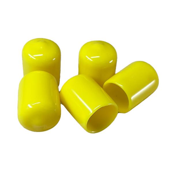 ※送料無料ただし沖縄および各県離島、北海道には別途送料が必要です。メール、電話などでお問い合わせください。 ロープスティック先端カバー（ディッピングキャップ）（ロープスティックキャップ）100個セット■品番：ceg-dip-14ylw-10...