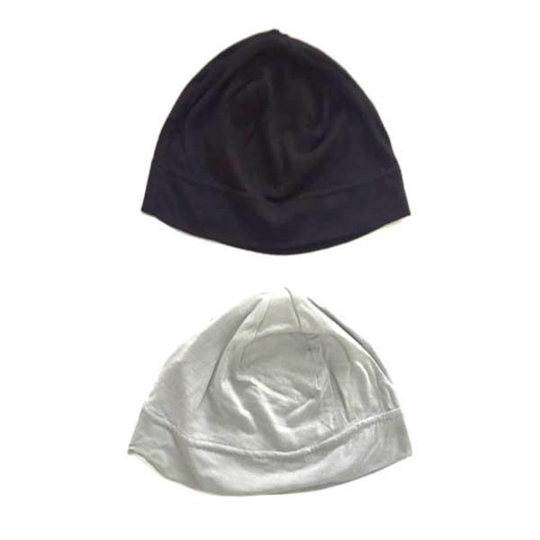 ※送料無料ただし、沖縄・北海道・各県離島には別途送料が必要です。メール、電話などでお問い合わせください。 竹糸くん 汗とりアンダー帽２　１０個セット　選べる２色：ブラック・ホワイト　フリーサイズ 熱伝導率が高く吸水性・放湿性にも優れ、汗の拡...