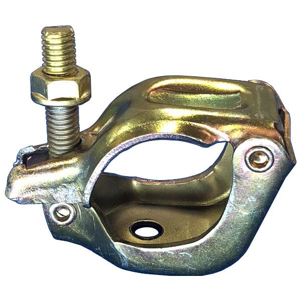 ※送料無料ただし沖縄および各県離島、北海道には別途送料が必要です。メール、電話などでお問い合わせください。※個人宅には配送できません。配送先に必ず「会社名、店舗名」を記入してください。Φ48.6専用単クランプ　Φ11穴あき海外製新古品（多少...