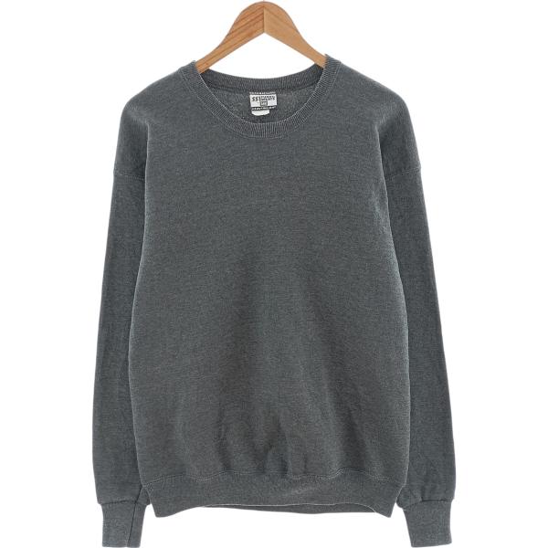 【コンディション】ランク：B【サイズ】着用感：メンズL表記サイズ：L着丈：70cm身幅：54cm肩幅：58cm袖丈：62cm【商品詳細】商品名：古着 90年代 リー Lee STURDY SWEATS 無地 ブランクスウェットシャツ トレー...