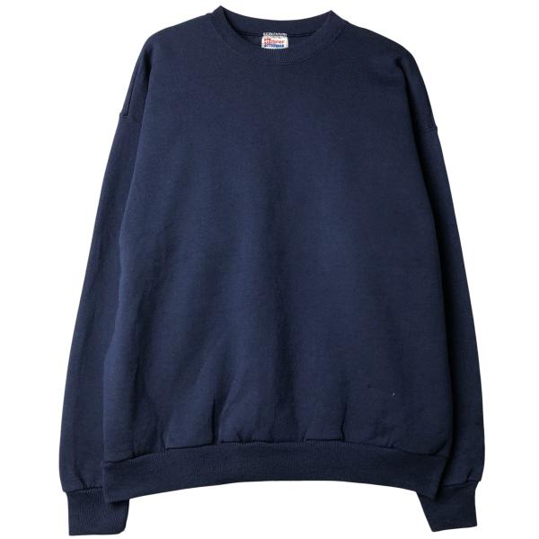 【コンディション】ランク：C【サイズ】着用感：メンズXL表記サイズ：XL着丈：65cm身幅：62cm肩幅：62cm袖丈：59.5cm【商品詳細】商品名：古着 90年代 ヘインズ Hanes ACTIVEWEAR 無地 ブランクスウェットシャ...