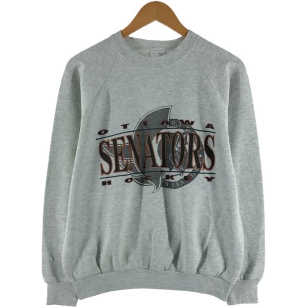 【コンディション】ランク：C【サイズ】着用感：メンズL表記サイズ：L着丈：57cm身幅：56.5cm裄丈：80cm袖丈(脇下計測)：53cm【商品詳細】商品名：古着 90年代 フルーツオブザルーム FRUIT OF THE LOOM NHL...