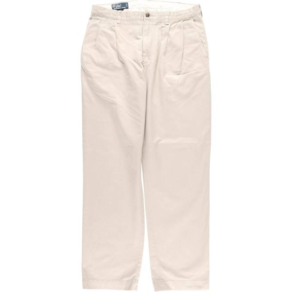 【コンディション】ランク：C【サイズ】着用感：メンズw34表記サイズ：W34 L32ウエスト：87cm股上：28.5cm股下：79.5cmもも周り：68cm裾周り：44cm【商品詳細】商品名：古着 ラルフローレン Ralph Lauren ...