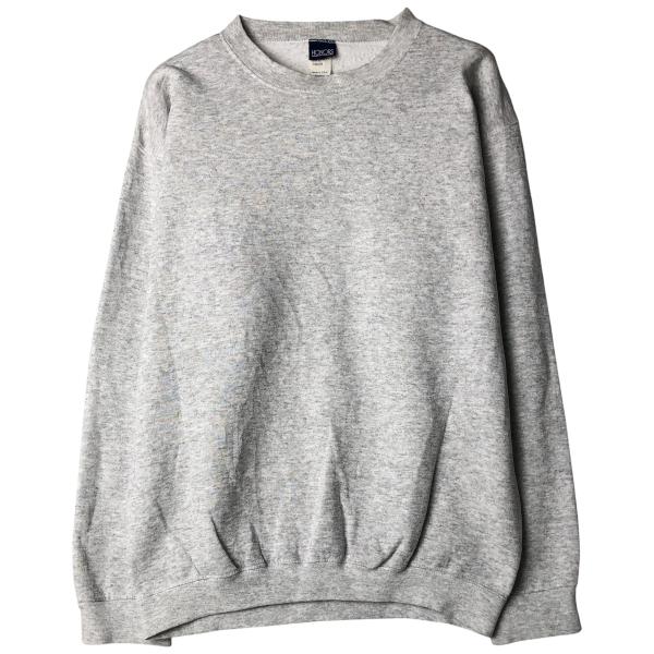 【コンディション】ランク：C【サイズ】着用感：メンズM表記サイズ：Medium着丈：71.5cm身幅：56.5cm肩幅：58.5cm袖丈：59.5cm【商品詳細】商品名：古着 90年代 HONORS 無地 ブランクスウェットシャツ トレーナ...