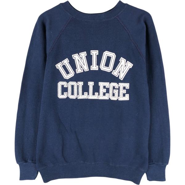 【コンディション】ランク：C【サイズ】着用感：メンズS表記サイズ：不明着丈：57.5cm身幅：50.5cm裄丈：80cm袖丈(脇下計測)：51cm【商品詳細】商品名：古着 DOUGLAS MELAMED カレッジスウェットシャツ トレーナー...