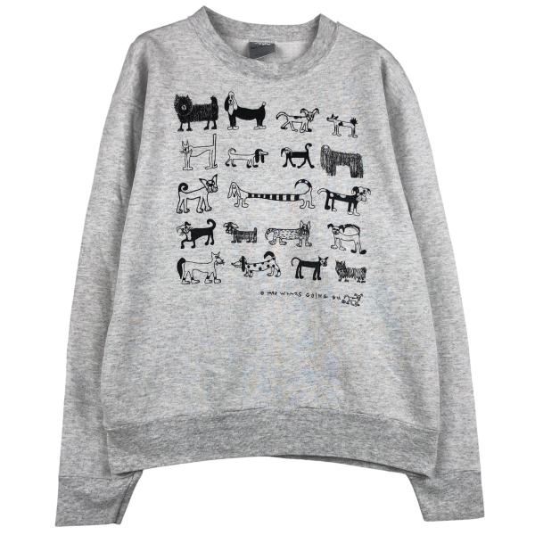 【コンディション】ランク：B【サイズ】着用感：メンズL表記サイズ：L着丈：62cm身幅：54cm肩幅：53.5cm袖丈：58cm【商品詳細】商品名：古着 90年代 オニータ ONEITA POWER-SWEATS 犬柄 アニマル スウェット...