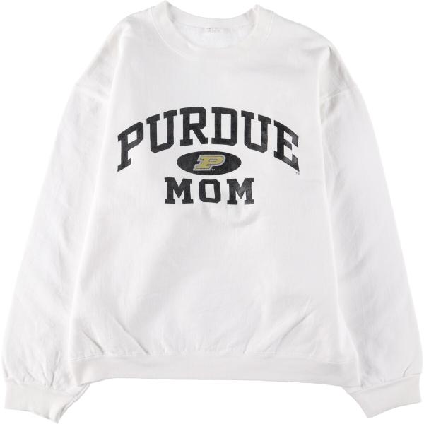 【コンディション】ランク：C【サイズ】着用感：メンズL表記サイズ：不明着丈：61.5cm身幅：60.5cm肩幅：59.5cm袖丈：58.5cm【商品詳細】商品名：古着 PURDUE パデュー大学 カレッジスウェットシャツ トレーナー メンズ...