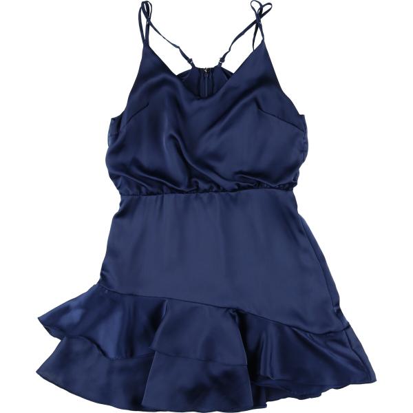 【コンディション】ランク：C【サイズ】着用感：レディースM表記サイズ：M総丈：87.5cm身幅：87cmウエスト：73cm【商品詳細】商品名：古着 Lulus フリル キャミソールワンピース レディースM相当 /eaa506505 【中古】...