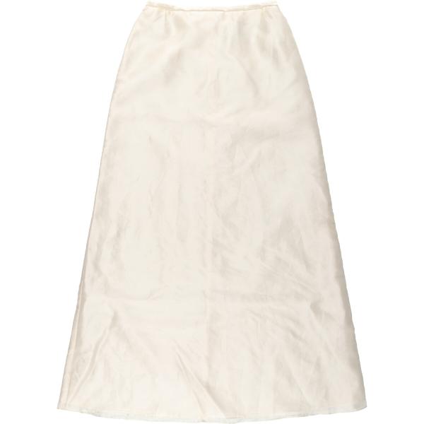 【コンディション】ランク：C【サイズ】着用感：レディースL表記サイズ：8総丈：107cmウエスト：72cm【商品詳細】商品名：古着 LORI ANN MONTREAL オーガンジー ロングスカート カナダ製 レディースL相当 /eaa508...