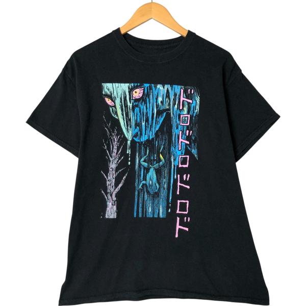 【コンディション】ランク：C【サイズ】着用感：メンズL表記サイズ：L着丈：66.5cm身幅：54cm肩幅：49cm袖丈：17cm【商品詳細】商品名：古着 Junji Ito 伊藤潤二 プリントTシャツ メンズL相当 /eaa529153 【...