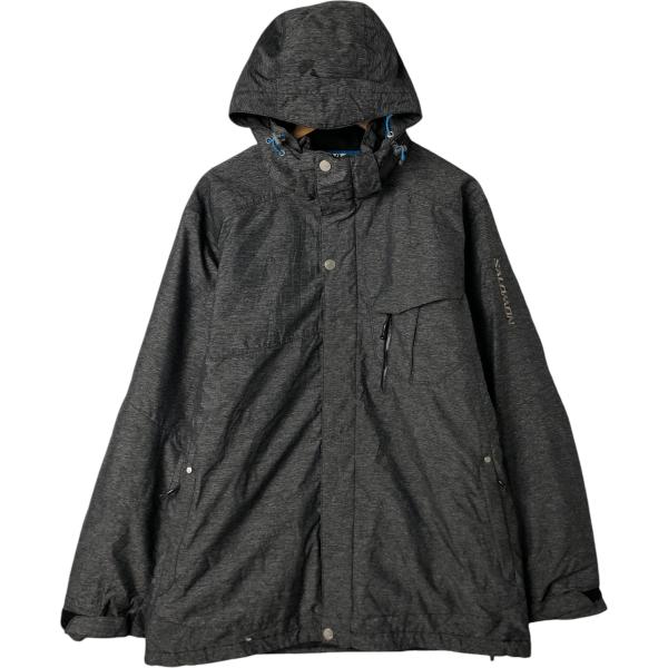 【コンディション】ランク：C【サイズ】着用感：メンズL表記サイズ：L着丈：78cm身幅：62.5cm肩幅：52cm袖丈：68cm【商品詳細】商品名：古着 サロモン SALOMON CLIMA PRO 10000/10000 中綿パーカー パ...