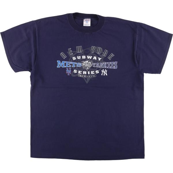 【コンディション】ランク：C【サイズ】着用感：メンズL表記サイズ：L着丈：71.5cm身幅：57.5cm肩幅：51cm袖丈：18cm【商品詳細】商品名：古着 00年代 デルタ DELTA MLB NEW YORK YANKEES ニューヨー...