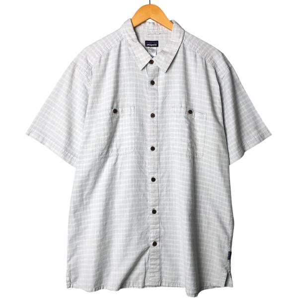 【コンディション】ランク：C【サイズ】着用感：メンズXL表記サイズ：XL着丈：80cm身幅：63.5cm肩幅：52.5cm袖丈：25.5cm【商品詳細】商品名：古着 パタゴニア Patagonia Migration Hemp Shirt ...