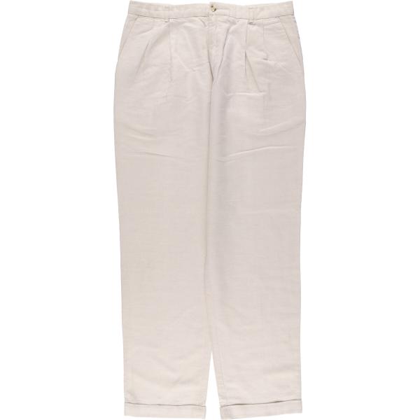 【コンディション】ランク：C【サイズ】着用感：メンズw36表記サイズ：36W 34Lウエスト：93cm股上：37.5cm股下：82.5cmもも周り：75cm裾周り：47cm【商品詳細】商品名：古着 90年代~ CHARTER CLUB CL...