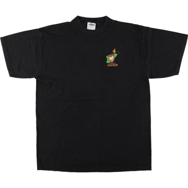 【コンディション】ランク：C【サイズ】着用感：メンズXL表記サイズ：XL着丈：75.5cm身幅：57cm肩幅：52cm袖丈：20.5cm【商品詳細】商品名：古着 Winterland Productions PATRON アドバタイジングT...