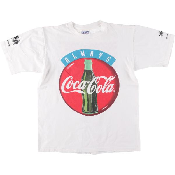 【コンディション】ランク：C【サイズ】着用感：メンズL表記サイズ：L着丈：65.5cm身幅：52cm肩幅：48cm袖丈：23.5cm【商品詳細】商品名：古着 90年代 オールスポーツ All Sport Coca-Cola コカコーラ Ra...