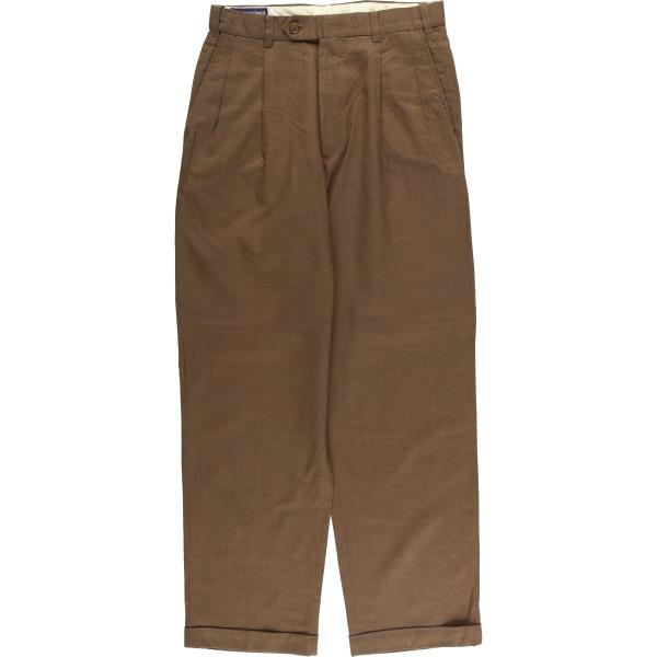 【コンディション】ランク：C【サイズ】着用感：メンズw30表記サイズ：30/30ウエスト：77cm股上：37cm股下：75cmもも周り：64cm裾周り：44cmヒップ：102cm【商品詳細】商品名：古着 ROUNDTREE＆YORKE ツー...