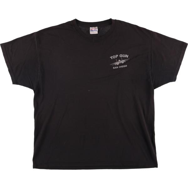 古着 ヘインズ Hanes TOP GUN トップガン 映画 ムービーTシャツ メンズ