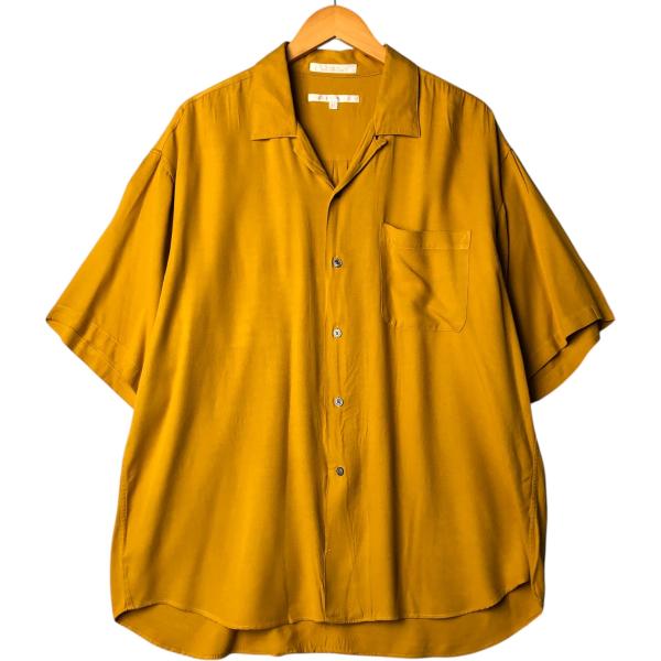 【コンディション】ランク：C【サイズ】着用感：メンズXL表記サイズ：XL着丈：79cm身幅：64cm肩幅：56cm袖丈：27cm【商品詳細】商品名：古着 ペリーエリス PERRY ELLIS 半袖 オープンカラー レーヨンシャツ メンズXL...