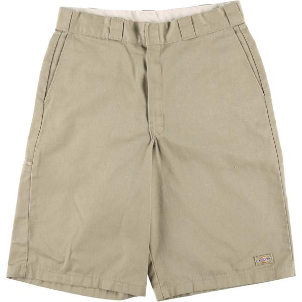 【コンディション】ランク：C【サイズ】着用感：メンズw34表記サイズ：34ウエスト：86cm股上：39cm股下：33cmもも周り：74cm裾周り：66cm【商品詳細】商品名：古着 ディッキーズ Dickies Loose Fit ワークショ...