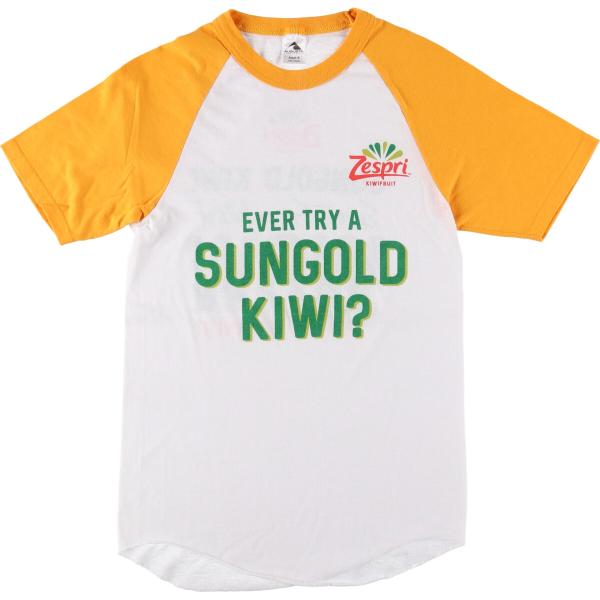 【コンディション】ランク：C【サイズ】着用感：レディースS表記サイズ：S着丈：68.5cm身幅：42cm裄丈：40.5cm袖丈(脇下計測)：10cm【商品詳細】商品名：古着 オーガスタ AUGUSTA ZESPRI ゼスプリ アドバタイジン...