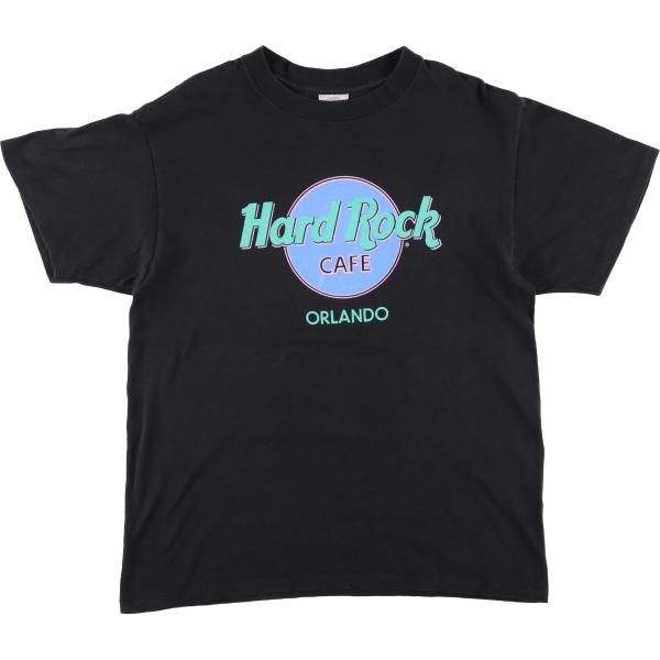 【コンディション】ランク：C【サイズ】着用感：メンズL表記サイズ：LARGE着丈：66cm身幅：52.5cm肩幅：50cm袖丈：18.5cm【商品詳細】商品名：古着 90年代 HARD ROCK CAFE ORLANDO ハードロックカフェ...