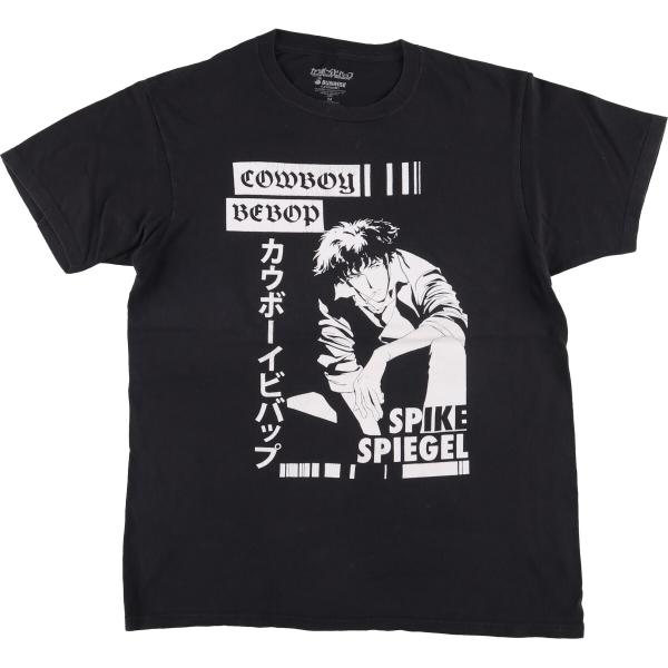 【コンディション】ランク：C【サイズ】着用感：メンズM表記サイズ：M着丈：67cm身幅：52cm肩幅：45.5cm袖丈：19cm【商品詳細】商品名：古着 Cowboy Bebop カウボーイビバップ スパイク スピーゲル アニメ キャラクタ...