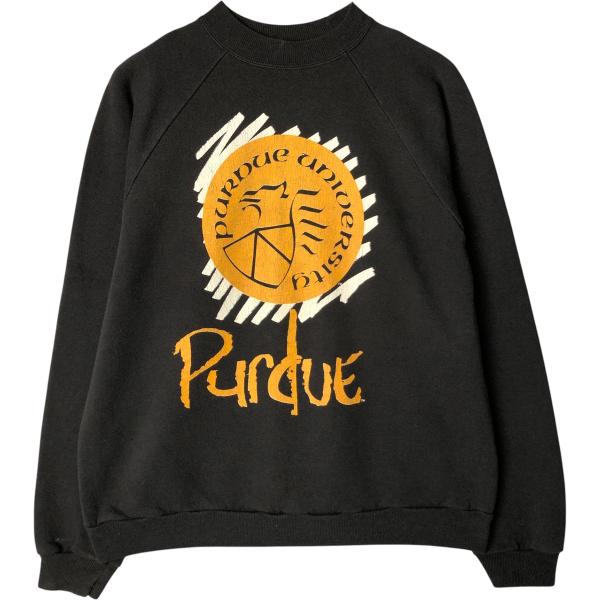 【コンディション】ランク：C【サイズ】着用感：メンズXL表記サイズ：XL着丈：64cm身幅：60.5cm裄丈：90cm袖丈(脇下計測)：57cm【商品詳細】商品名：古着 90年代 ヘインズ Hanes ACTIVEWEAR PURDUE パ...