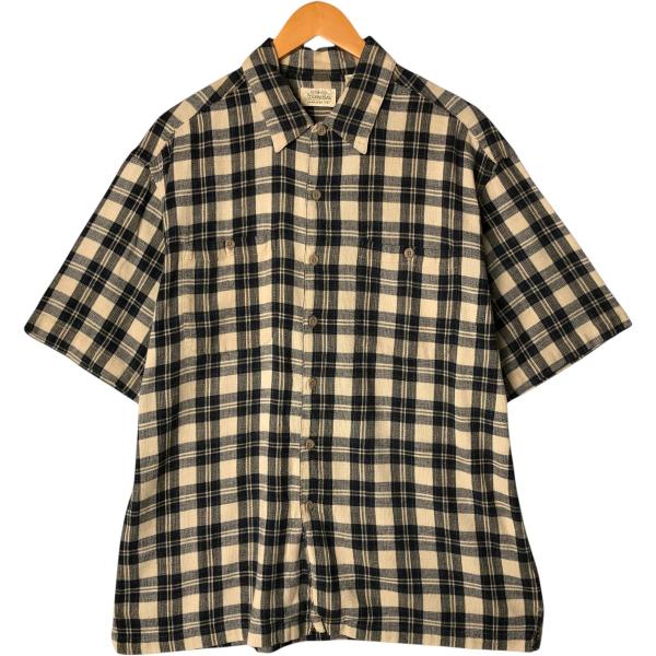 【コンディション】ランク：C【サイズ】着用感：メンズL表記サイズ：LARGE着丈：76cm身幅：61.5cm肩幅：53.5cm袖丈：26cm【商品詳細】商品名：古着 90年代 セントジョンズベイ ST JOHNS BAY 半袖 コットン チ...
