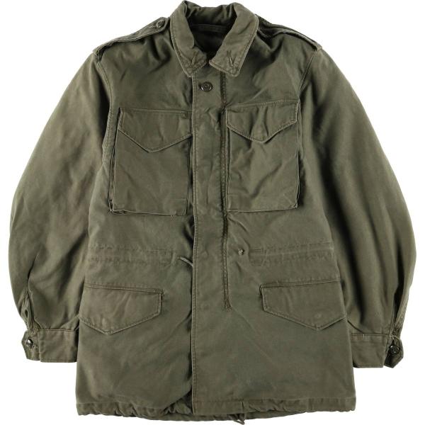 【コンディション】ランク：C【サイズ】着用感：メンズXS表記サイズ：REGULAR X-SMALL着丈：76cm身幅：47cm肩幅：41cm袖丈：60cm【商品詳細】商品名：古着 60年代 米軍実品 M-51 ミリタリー フィールドジャケッ...