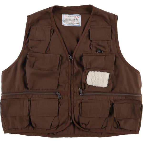 【コンディション】ランク：C【サイズ】着用感：メンズS表記サイズ：S着丈：52.5cm身幅：57.5cm肩幅：35cm【商品詳細】商品名：古着 DANCO フィッシングベスト メンズS相当 /eaa579472 【中古】 【250914】ブ...