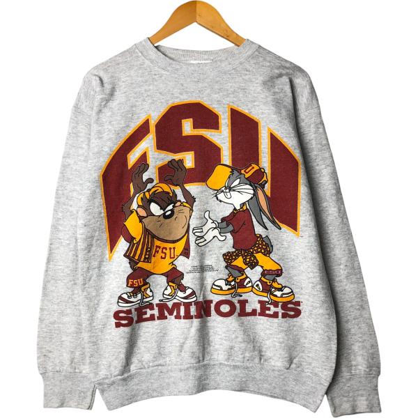 【コンディション】ランク：C【サイズ】着用感：メンズL表記サイズ：ADULT-L着丈：63.5cm身幅：53cm肩幅：54cm袖丈：57.5cm【商品詳細】商品名：古着 90年代 TRAU&amp;LOEVNER LOONEY TUNES ...