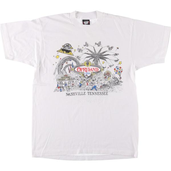 【コンディション】ランク：C【サイズ】着用感：メンズL表記サイズ：L着丈：68cm身幅：50cm肩幅：45cm袖丈：19.5cm【商品詳細】商品名：古着 90年代 スクリーンスターズ SCREEN STARS BEST プリントTシャツ U...