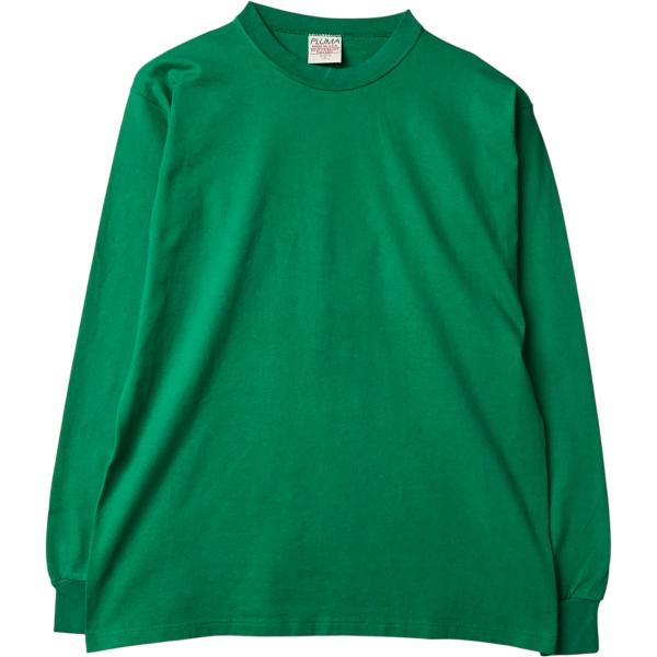 【コンディション】ランク：B【サイズ】着用感：メンズM表記サイズ：M着丈：72cm身幅：53.5cm肩幅：50.5cm袖丈：62cm【商品詳細】商品名：古着 90年代 プルマ PLUMA ロングTシャツ ロンT USA製 メンズM相当 ヴィ...