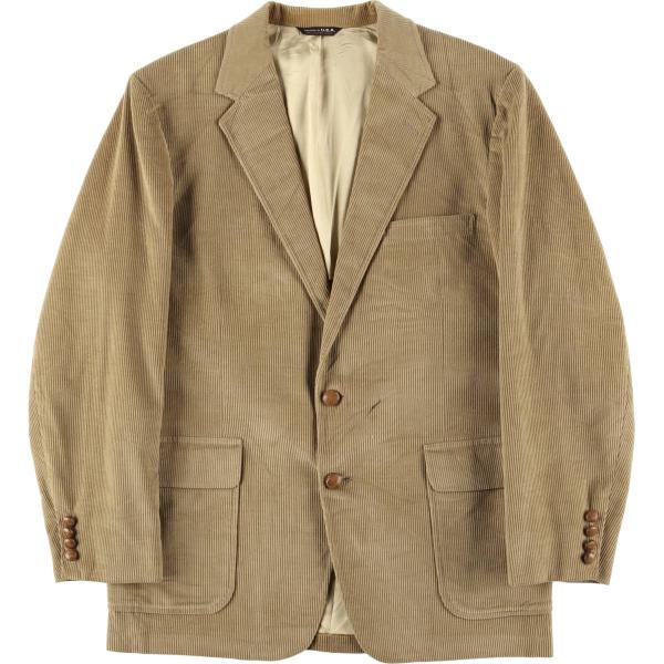 【コンディション】ランク：C【サイズ】着用感：メンズL表記サイズ：不明着丈：78cm身幅：56cm肩幅：47.5cm袖丈：62.5cmラペル幅：11cm【商品詳細】商品名：古着 Ashford Norton Ditto コーデュロイテーラー...