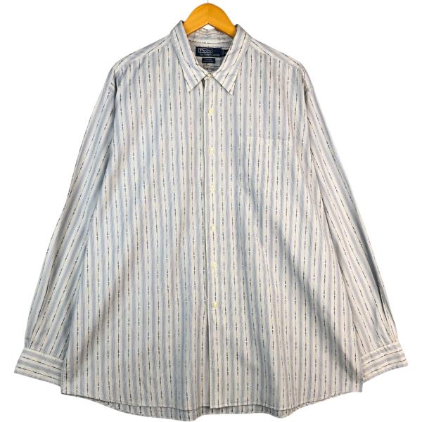 【コンディション】ランク：C【サイズ】着用感：メンズXXL表記サイズ：XXL着丈：84.5cm身幅：74cm肩幅：55cm袖丈：66.5cm【商品詳細】商品名：古着 ラルフローレン Ralph Lauren MERRIN 長袖 コットンスト...