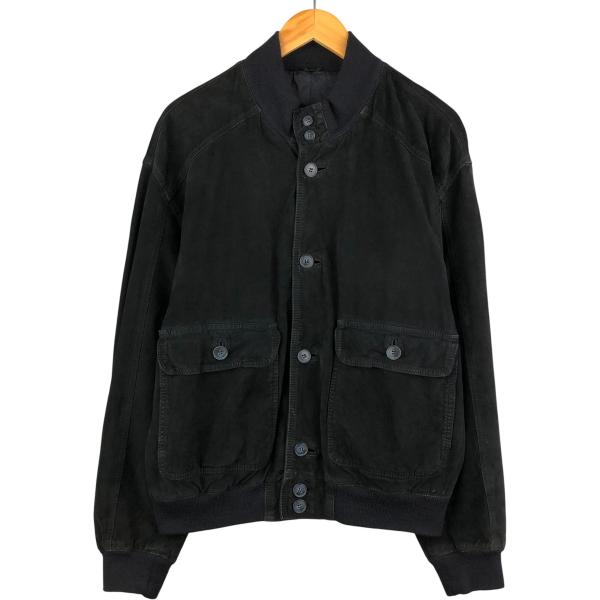 【コンディション】ランク：C【サイズ】着用感：メンズXL表記サイズ：50着丈：63.5cm身幅：62cm肩幅：54.5cm袖丈：60cm【商品詳細】商品名：古着 VECCHIO PONTE FRANCO CASTIELLO スエードレザージ...