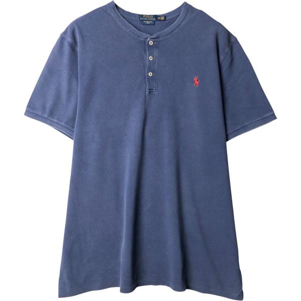 【コンディション】ランク：B【サイズ】着用感：メンズXXL表記サイズ：XXL着丈：73.5cm身幅：65.5cm肩幅：49.5cm袖丈：24cm【商品詳細】商品名：古着 Ralph Lauren POLO RALPH LAUREN FEAT...