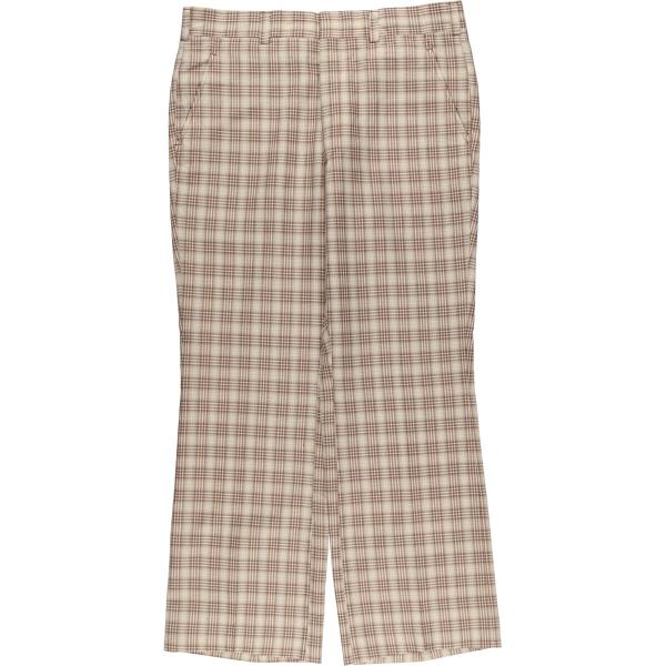 【コンディション】ランク：C【サイズ】着用感：メンズw35表記サイズ：不明ウエスト：90cm股上：28.5cm股下：72cmもも周り：65cm裾周り：52cm【商品詳細】商品名：古着 70年代~ HART SCHAFFNER AND MAR...