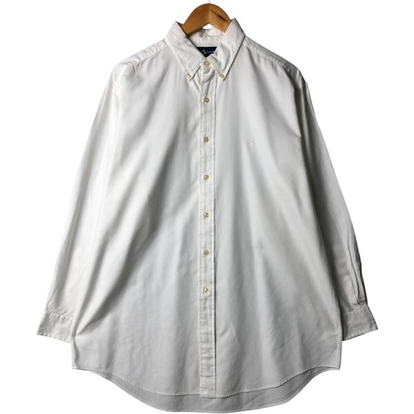 【コンディション】ランク：C【サイズ】着用感：メンズL表記サイズ：16着丈：86.5cm身幅：65.5cm肩幅：52.5cm袖丈：58cm【商品詳細】商品名：古着 ラルフローレン Ralph Lauren YARMOUTH 長袖 ボタンダウ...