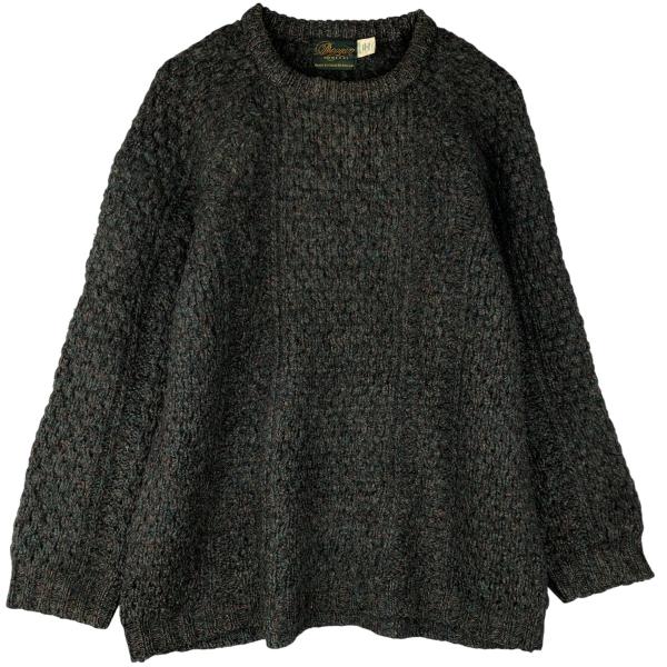 【コンディション】ランク：C【サイズ】着用感：メンズXL表記サイズ：XL着丈：73cm身幅：59cm裄丈：87cm袖丈(脇下計測)：46cm【商品詳細】商品名：古着 Doogan DONEGAL フィッシャーマン アランニットセーター アイ...