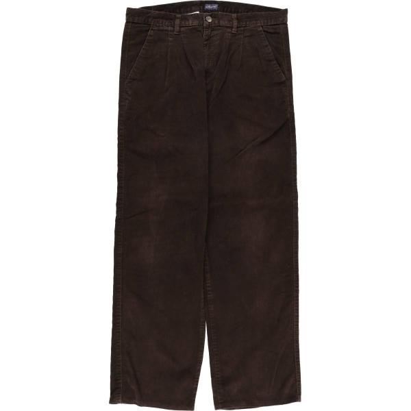 【コンディション】ランク：C【サイズ】着用感：メンズw36表記サイズ：36ウエスト：92cm股上：30.5cm股下：78.5cmもも周り：72cm裾周り：48cm【商品詳細】商品名：古着 in Extenso ツータック コーデュロイパンツ...